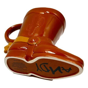 Disney | Kitchen | Toy Story Andy Boot Mug 8 Oz Brown Ceramic New Boxed ...